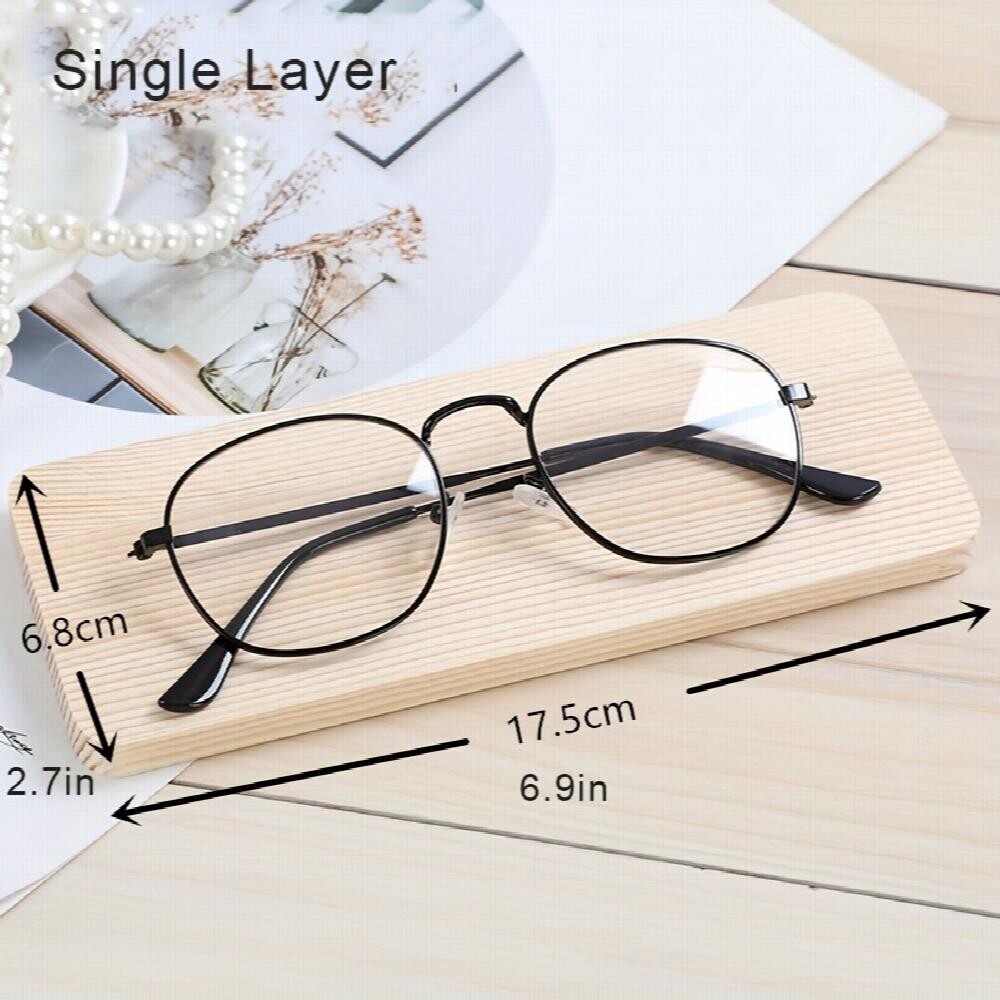 Solid Wood Glasses Display Rack Staircase Glasses Store Display Props ...