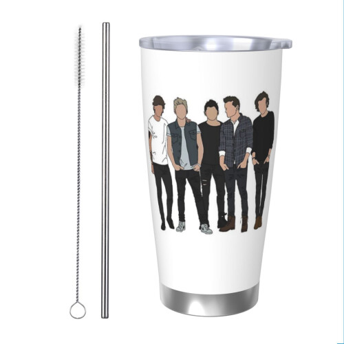 (ONE DIRECTION _1918) Stainless Steel Tumbler 20oz Insulated Coffee ...