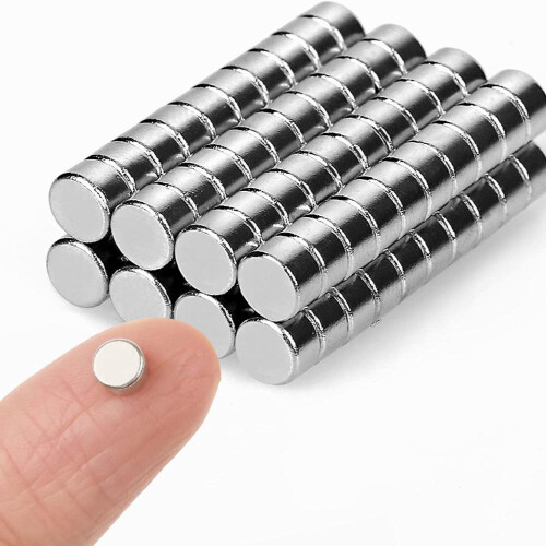 30pcs 5x2mm Mini Magnets Mini Round Disc Fridge Magnets For Office ...