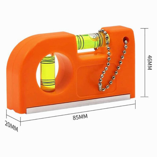 Magnetic Spirit Level Bubble Ruler 2 Bubble Spirit Leveler Portable ABS ...