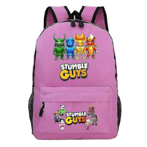 (White) Stumble Guys School Bag 2023 Trendy Backpacks Student Bag ...
