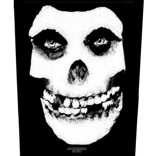Misfits Face Skull Logo Back Patch on OnBuy
