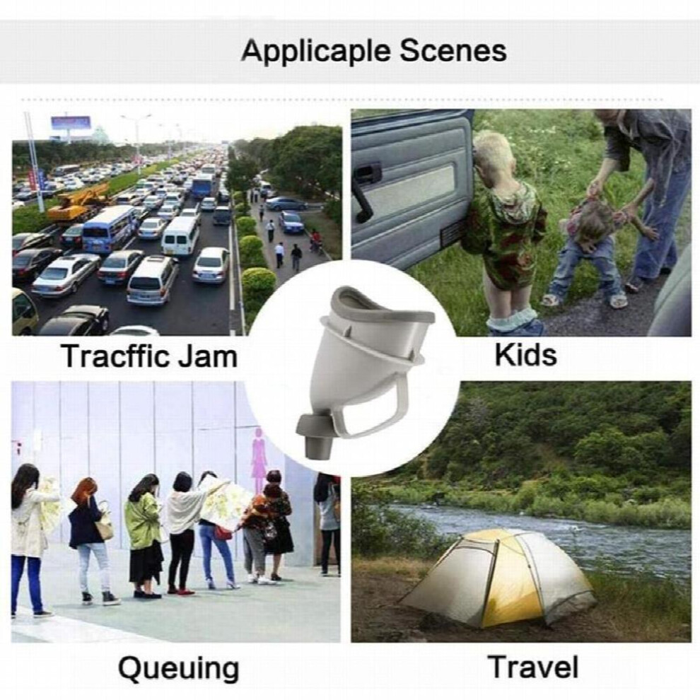 Outdoor Car Travel Portable Adult Urinal Unisex Potty Pee Funnel Peeing ...