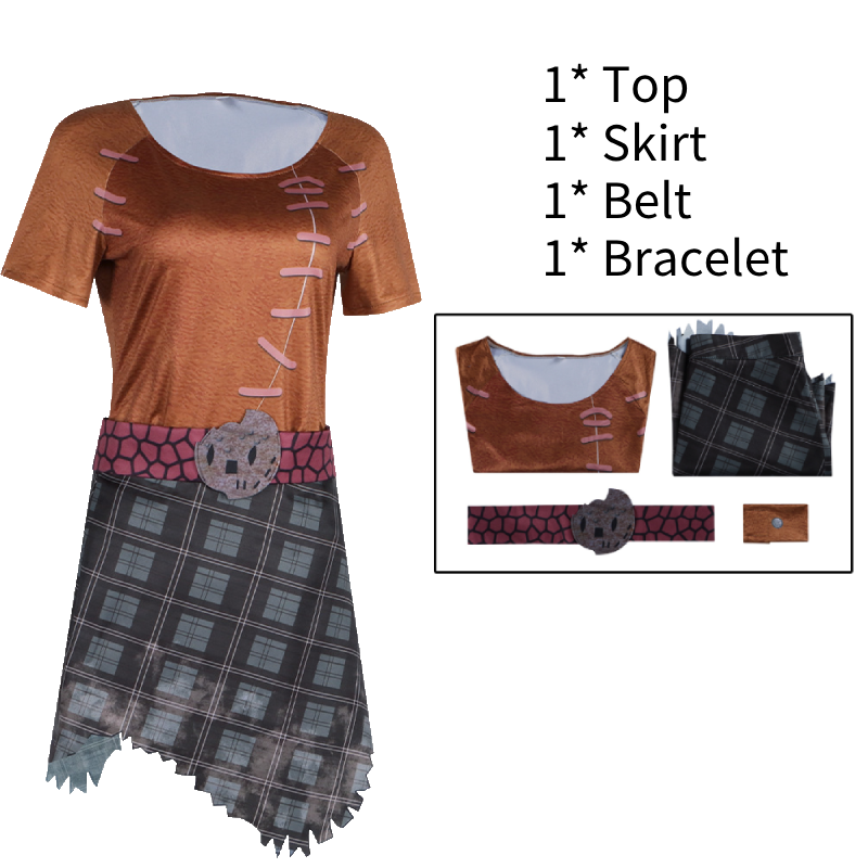 (S) Shrek Princess Fiona Cosplay Costume Halloween Party Stage ...