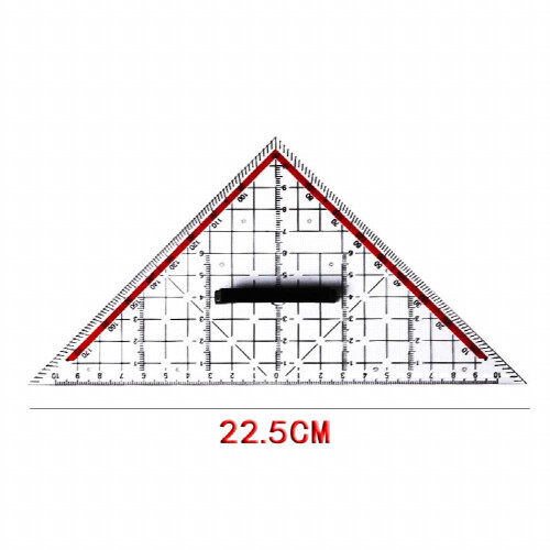 Drawing Triangle Ruler function Drawing Ruler With Handle Protractor ...