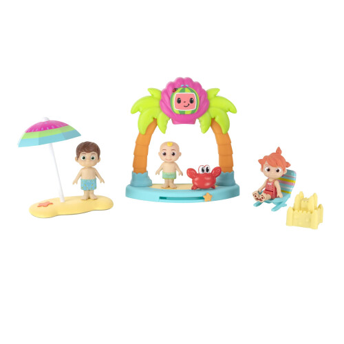 cocomelon Family Beach Time Fun Playset - Features JJ Tomtom & YoYo ...