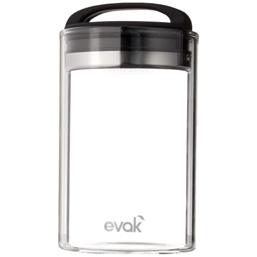 Prepara Evak Fresh Saver, Tarro Sin Aire, Vidrio y Acero Inoxidable ...