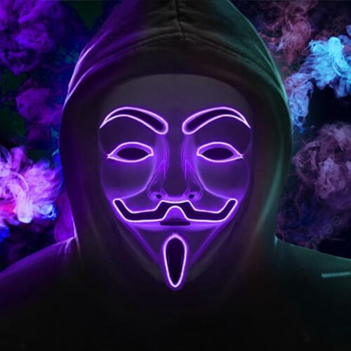 (Purple) Unisex Halloween Masks, Led Purge Masks Scary Light Up Masks ...