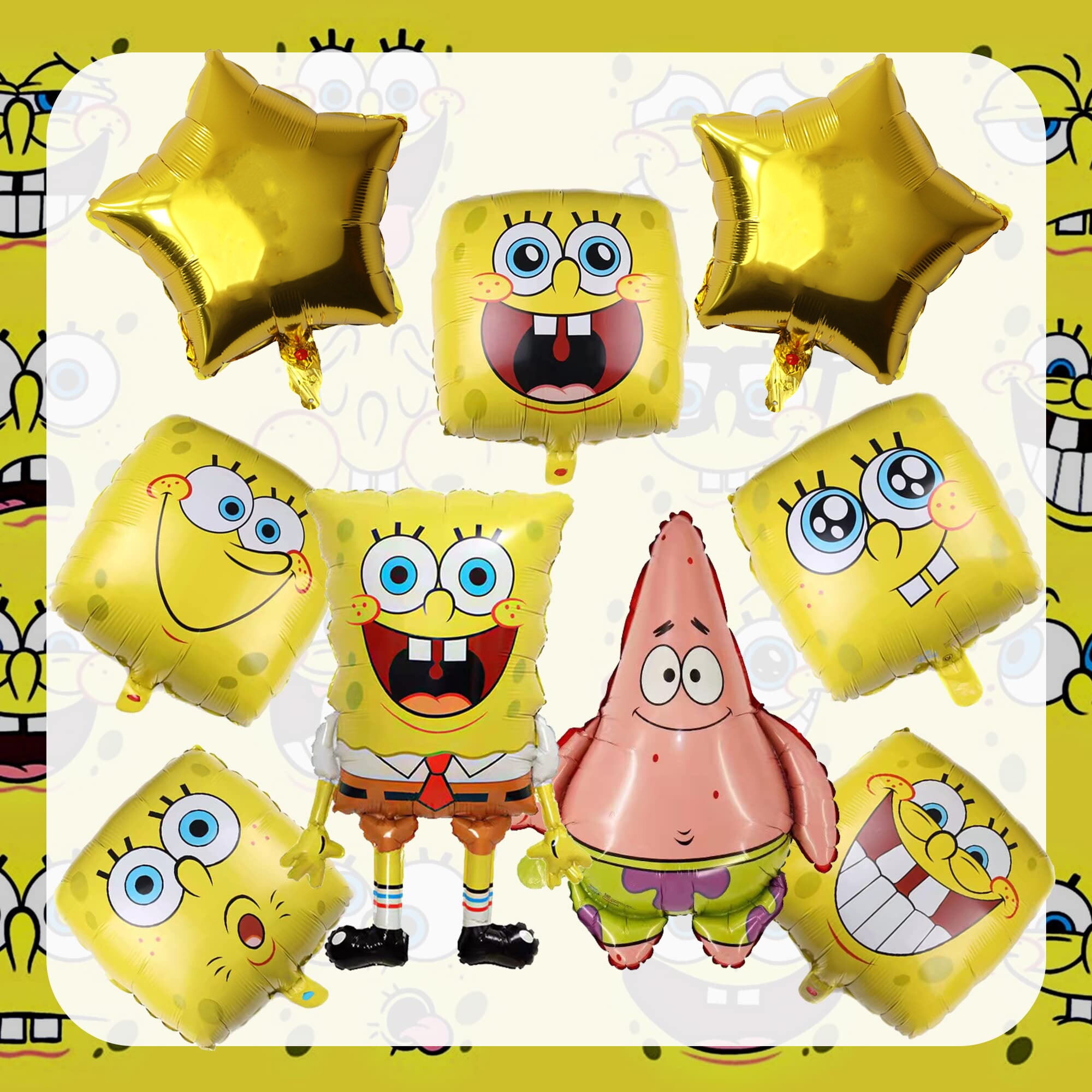SpongeBob SquarePants Birthday Party Decorations, Cartoon SpongeBob ...