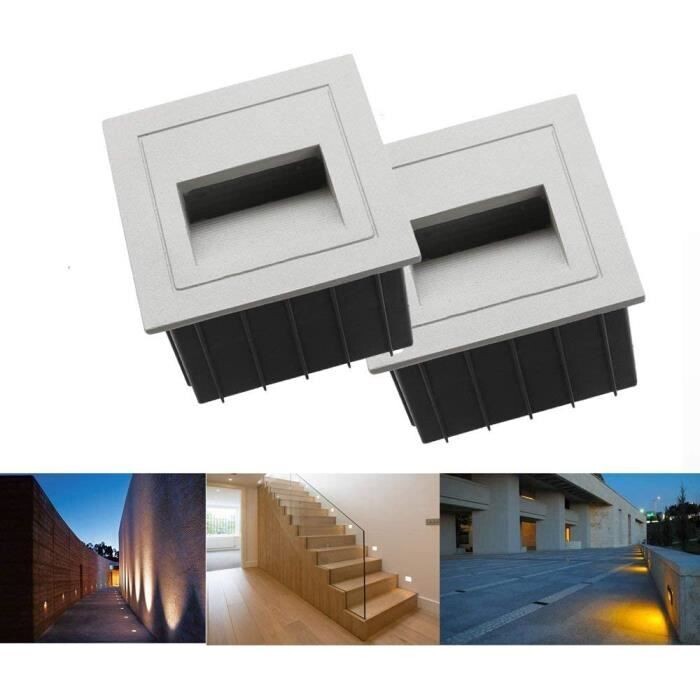 KeWin LED stair light aluminum 230V 3W Glass wall lights Stair light ...