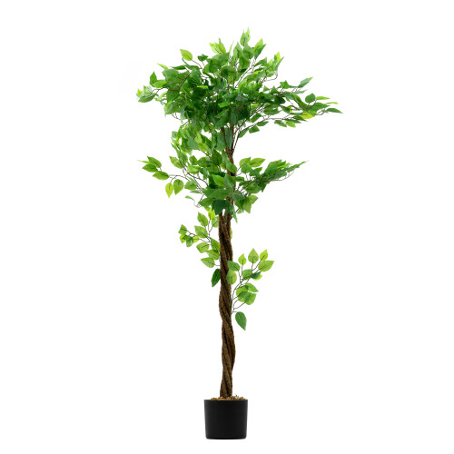 Artificial Ficus Tree Plant 150cm Large Ficus 5FT Realistic Plants on OnBuy