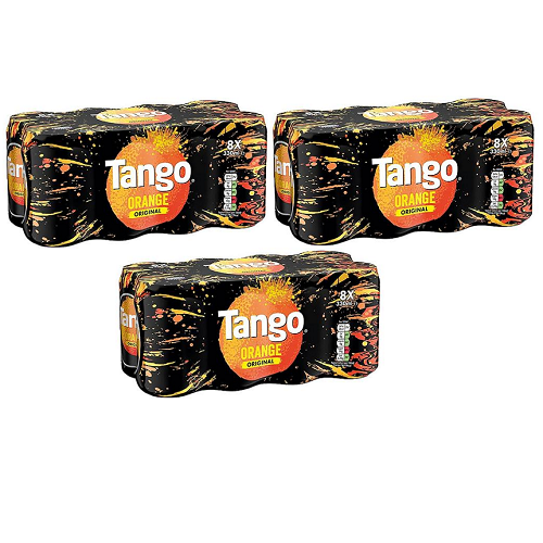 Tango Orange Original Fizzy Drink Cans 24x330ml - Mega Deal, Best ...