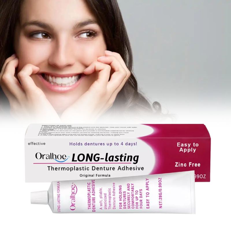 ORALHOE Long-Lasting Thermoplastic Denture Adhesive for Comfort Fit - Strong, Reliable Hold on OnBuy