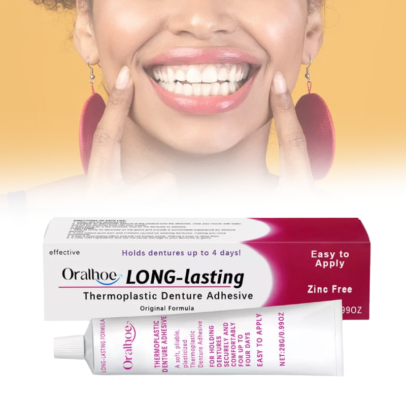 Oralhoe Long Lasting Thermoplastic Denture Adhesive Comfort Fit ...