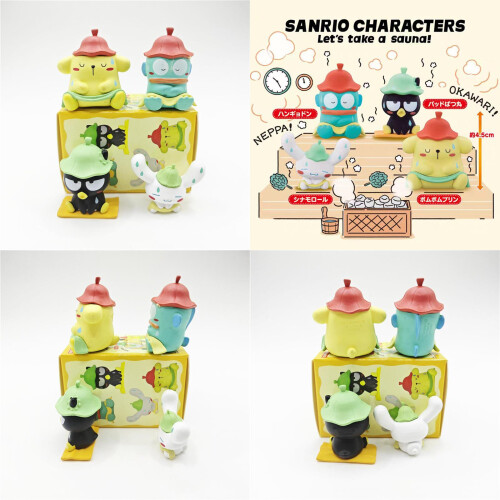 Fun Sanrio Pvc Blind Box Figures Featuring Cool Penguin And Vibrant ...