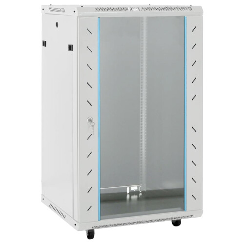 (grey, 60 x 60 x 100 cm) vidaXL Network Cabinet Home Office Server Rack ...
