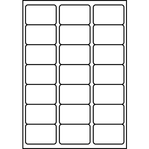 SmithPackaging A4 Self Adhesive Address Labels, 21 Labels Per Sheet ...