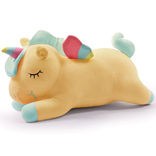 SNOWOLF Unicorn Stuffed Animal Toys Cute Soft Unicorn Plush Hugging ...