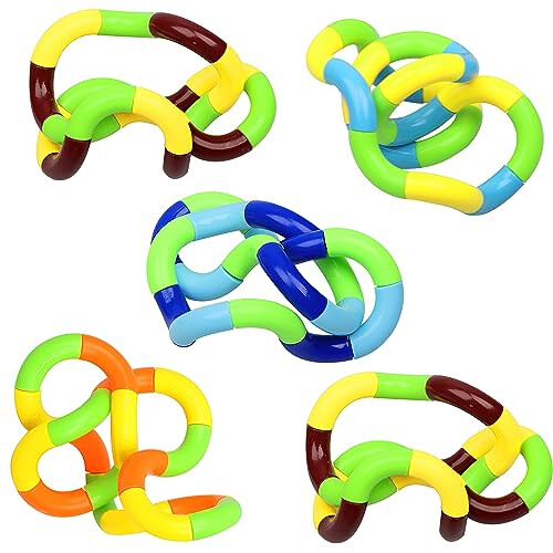XiXiRan Tangle Fidget Toy, Twisted Decompression Toy, 5 Pcs Creative ...