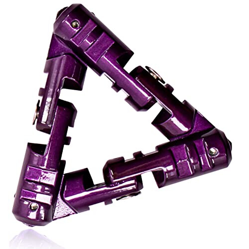 Zolunu Infinite Flip Fidget Toys, Metal Triangles Sensory Hand Fidget ...