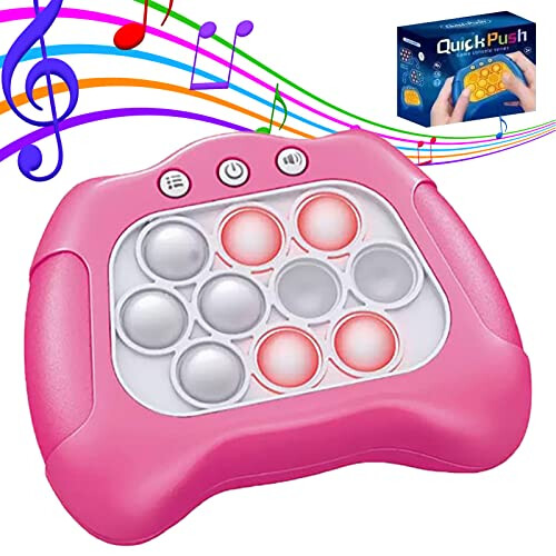 Pop Game Sensory Fidget Toys For Kids, Aionly Light Up Pattern Popping ...