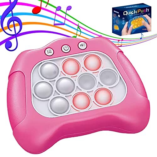 Pop Game Sensory Fidget Toys For Kids, Aionly Light Up Pattern Popping ...