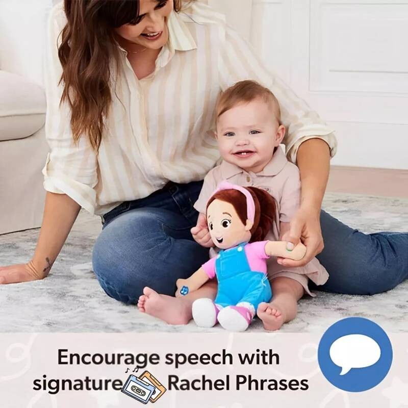 Ms Rachel Speak And Sing Doll Musical Sensory Plush Toy Kids ...