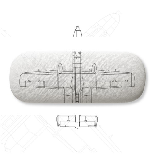 Aircraft Weapons Military Glasses Case Eyeglasses Hard Shell Storage ...