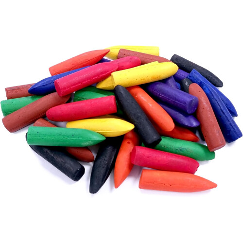 Major Brushes Assorted Chubby Wax Crayons - Pack of 40 on OnBuy