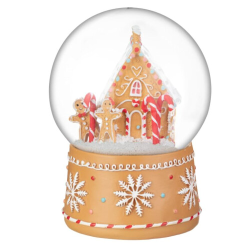 New Delightful World of this Gingerbread Sand House Snow Globe on OnBuy
