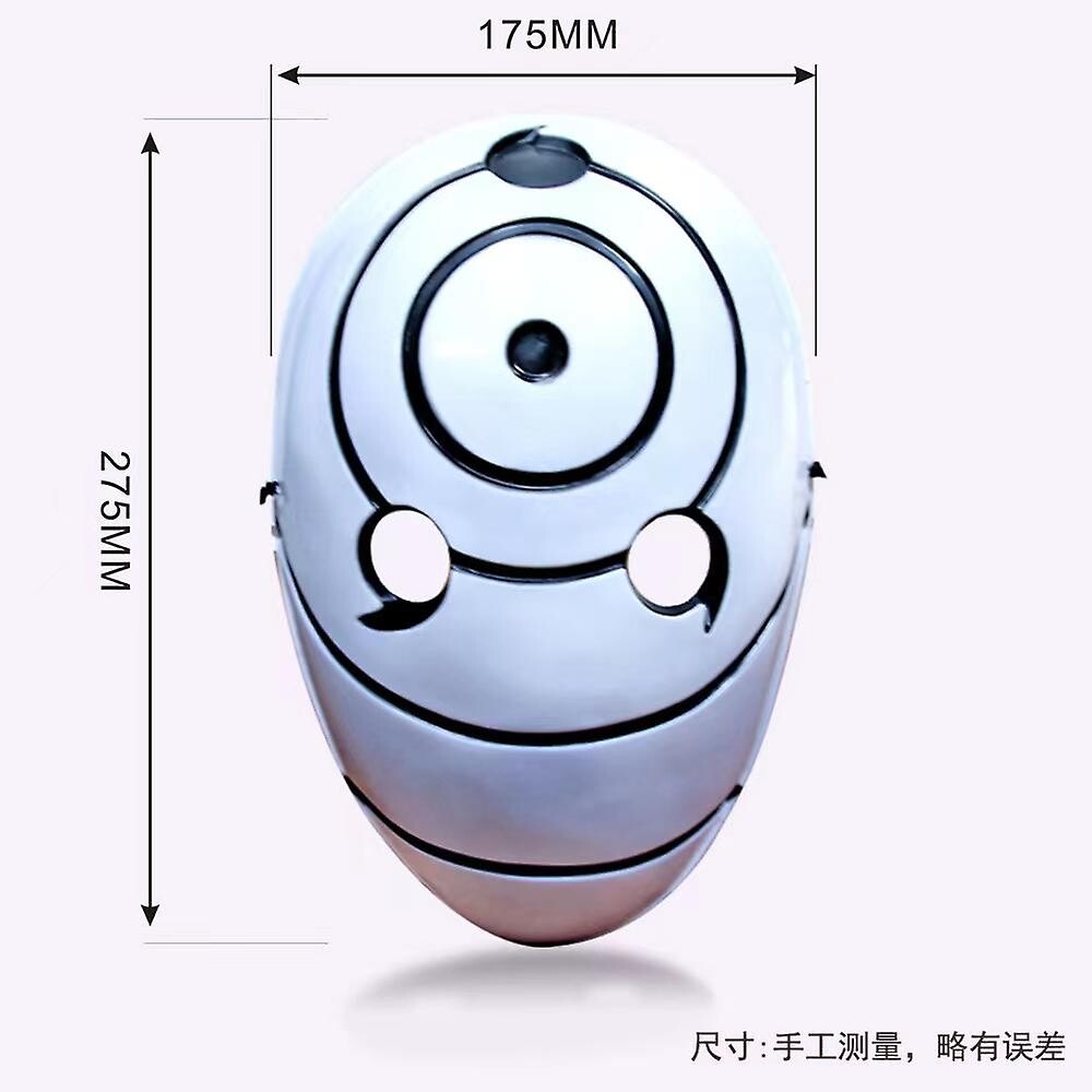 (white) 2style Anime Uchiha Mask Tobi Obito Akatsuki Ninja Madara ...