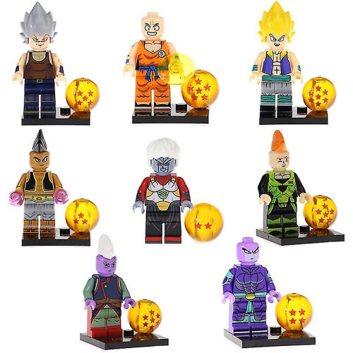 (E) Dragon Ball Minifigure Building Blocks Kids Toys Set on OnBuy