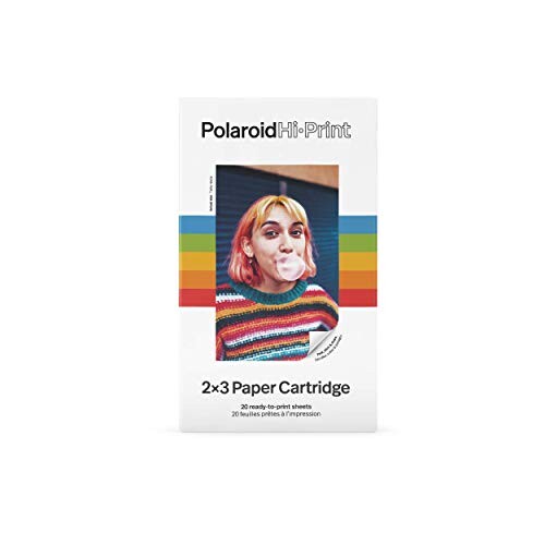 Polaroid Hi-Print Paper - 2x3 Paper Cartridge 20 Sheets Dye-Sub Not ...