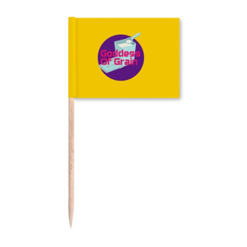 Midsummer Goddess Blessing Harvest Toothpick Flags Marker Topper Party ...