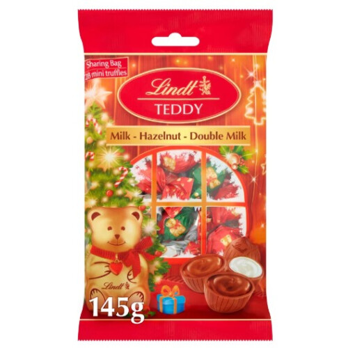 (Pack Of 4) Lindt Teddy Mini Truffles Sharing Bag 145G on OnBuy