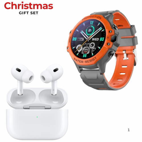 Kids Smart Watch With Sim Card Alarm Waterproof Airpods earbuds gift ...