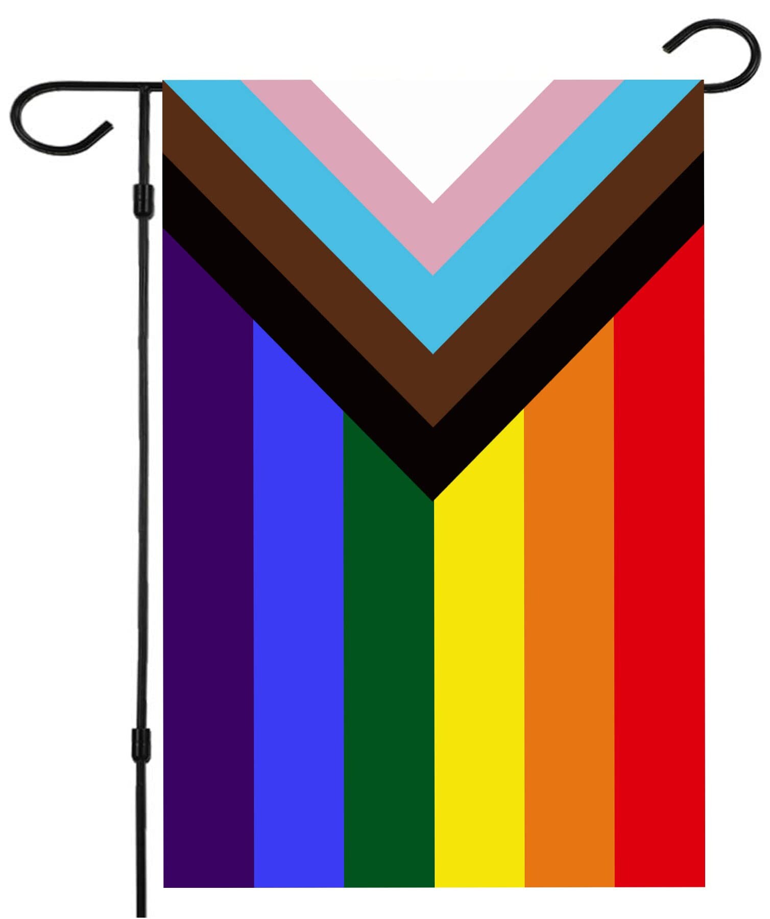 Progress Pride Rainbow Flag 12.5*18 Inch Progressive Pride Flag Outdoo ...