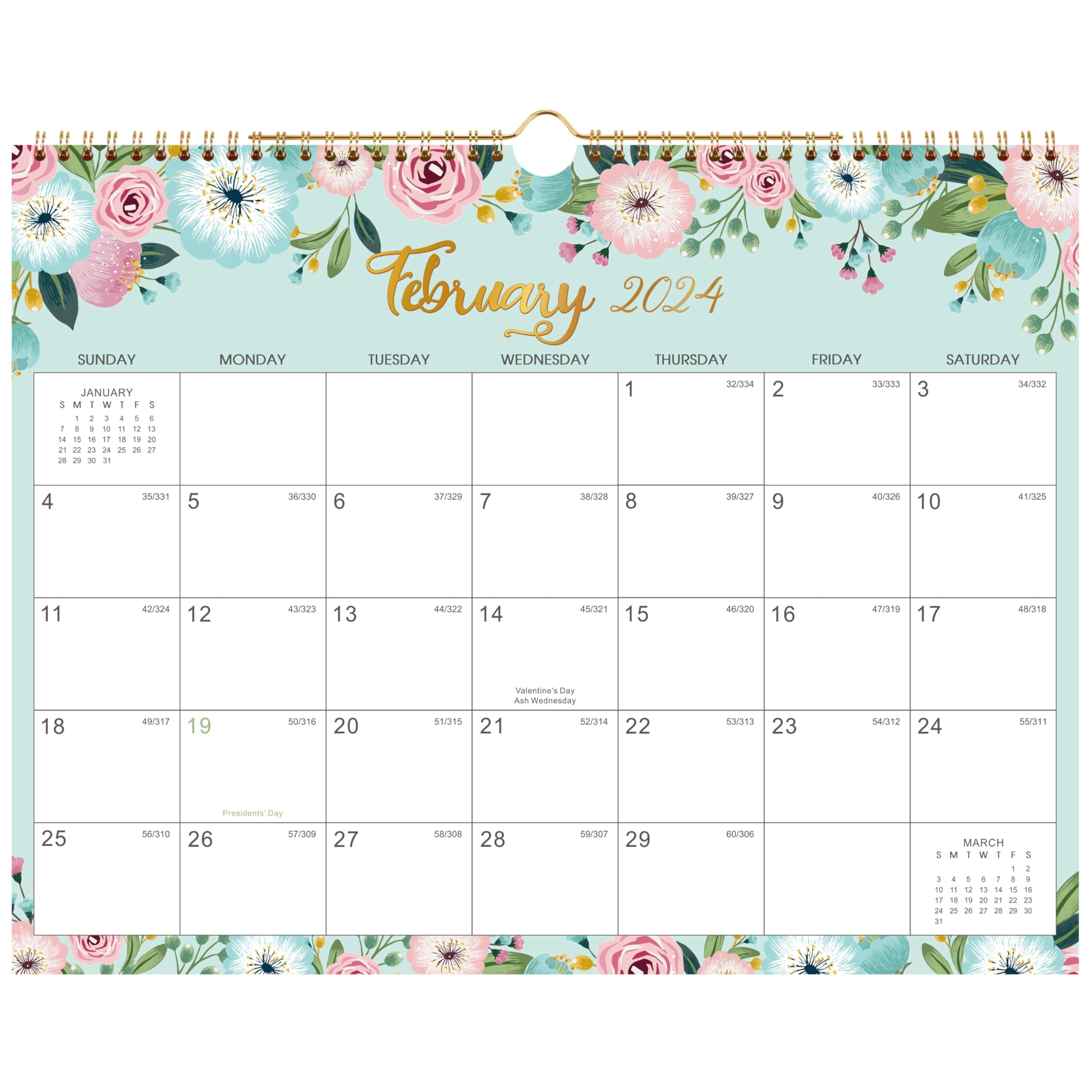 2026 Kalender - 2026 Wandkalender 15"" x 11,5"""" JAN.2026 -DEC.2026 12 ...