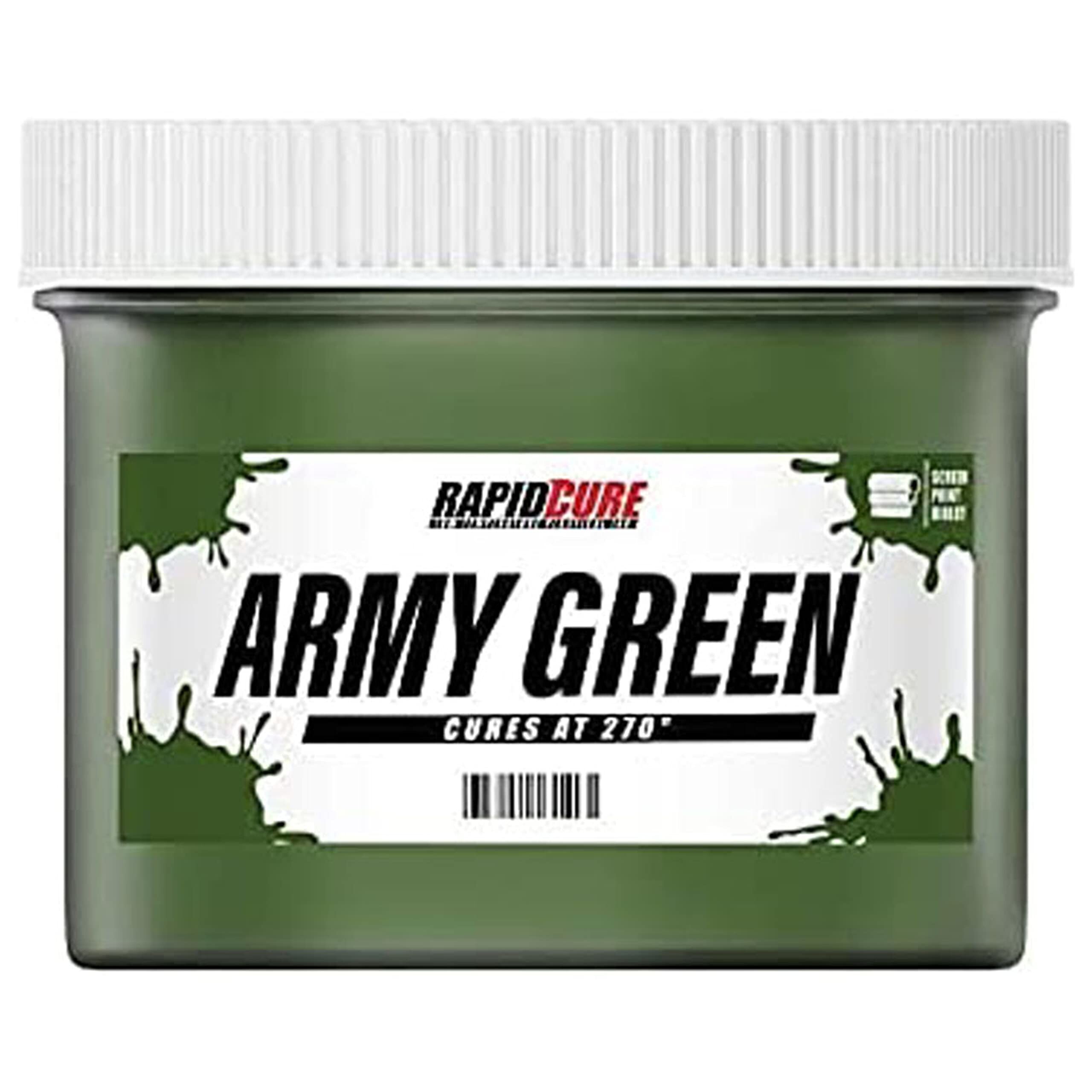 Rapid cure Army green Screen Printing Ink (gallon - 128oz) - Plastisol ...