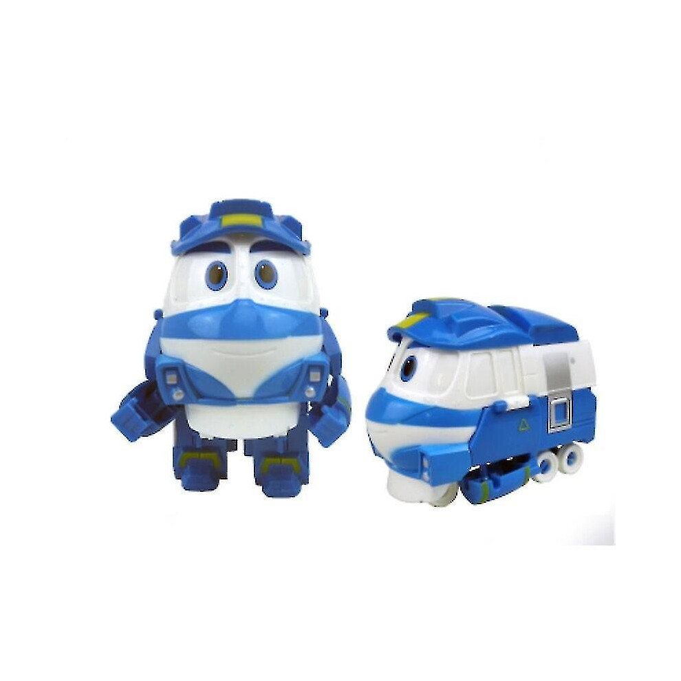 4pcs/set 8cm Robot Trains Transformation Kay Alf Dynamic Train Family ...