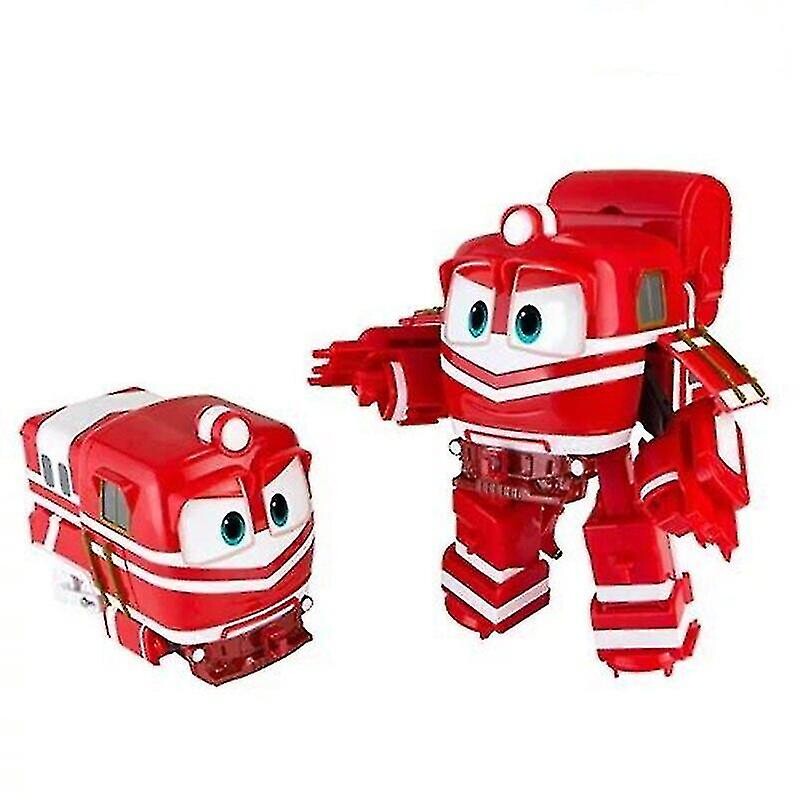 4pcs/set 8cm Robot Trains Transformation Kay Alf Dynamic Train Family ...