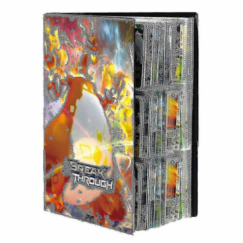 Large 9 Pockets 432 Cards Album Book Card Solitaire Game Xy Fire ...