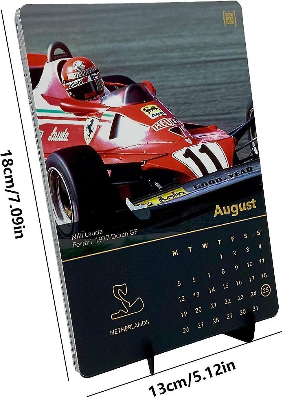 F1 2024 Calendar, F1 Racing Calendar, F1 Calendar 2024 Desk Calendar ...