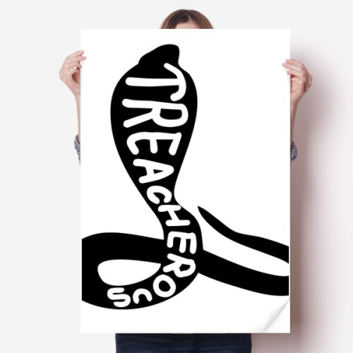 Black Cobras Animal Outline Natural Sticker Decoration Poster Playbill ...