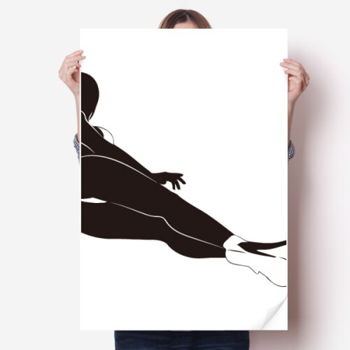 Hot Women Bikini Long Legs Sticker Decoration Poster Playbill Wallpaper ...