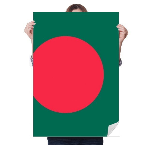 Bangladesh National Flag Asia Country Sticker Decoration Poster ...