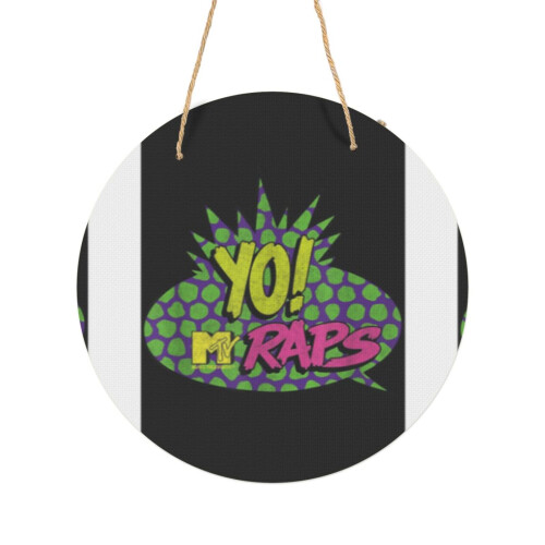 (Yo MTV Raps Classic Logo Design=6362) Round Metal Sign Aluminum 11.5 ...