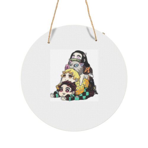 (Nezuko Demon Slayer=227) Round Metal Sign Aluminum 11.5 Print Sign ...