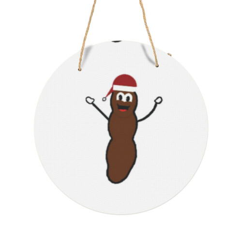 (Mr Hankey Christmas Poop=9441) Round Metal Sign Aluminum 11.5 Print ...