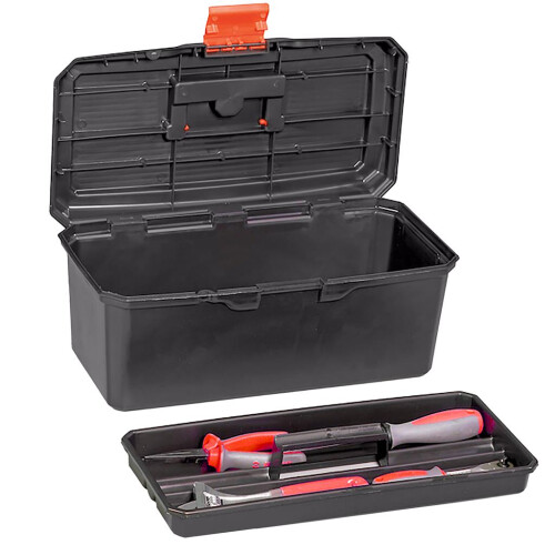 DEKTON 13'' TOOLBOX WITH LIFT OUT CARRY TRAY, DT50131 on OnBuy